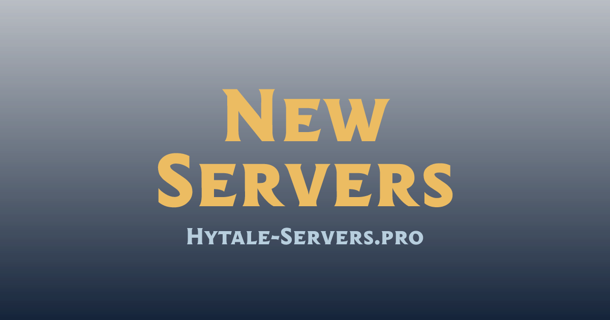 New Hytale Servers in January 2026 | Page 2 | Hytale-Servers.pro