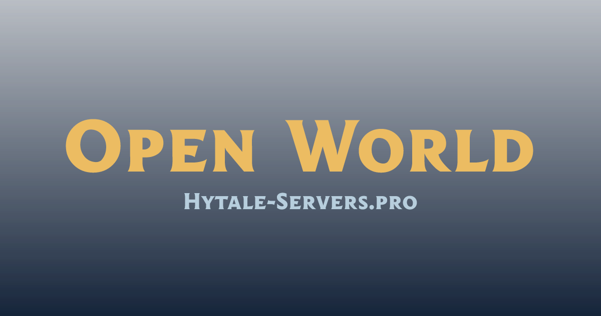 Open World Hytale Server - play.openworldserver.space:5615 | Hytale ...
